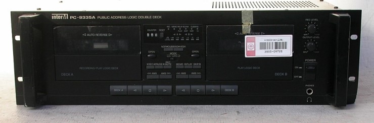 InterM PC-9335A / 더블카세트데크 : 네이버 블로그