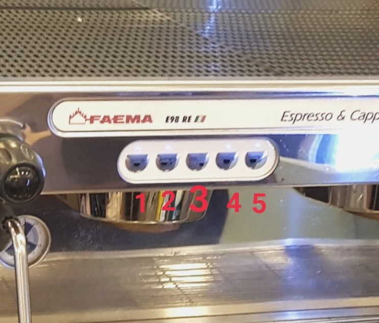 faema E98 사용메뉴얼 커피머신 페마 : 네이버 블로그