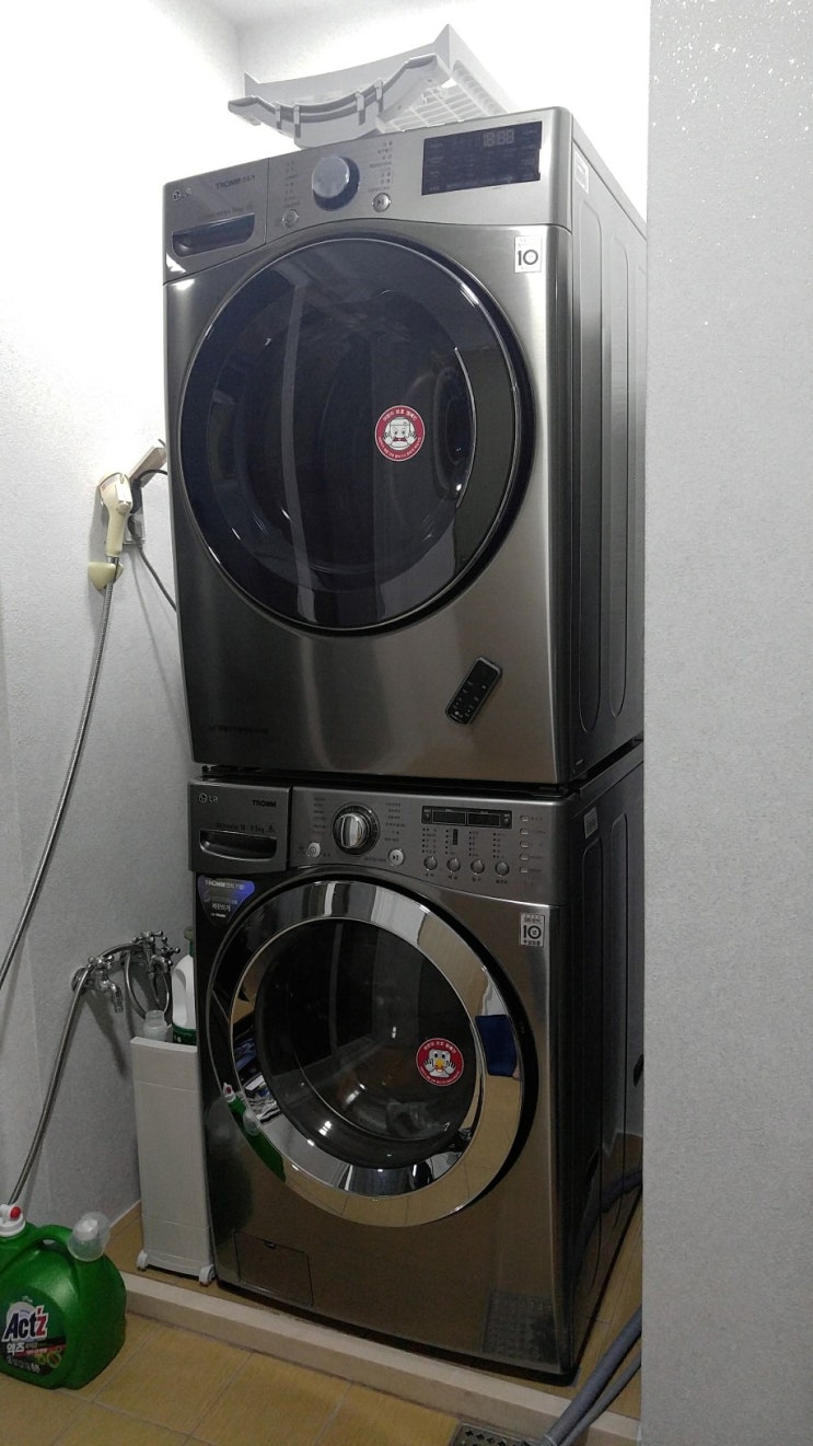 LG 14kg 건조기(RH14VH), 엘지 14키로 직렬설치 후기! : 네이버 블로그