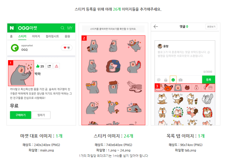 내가 만든 네이버 스티커 등록하는 방법 : 네이버 블로그