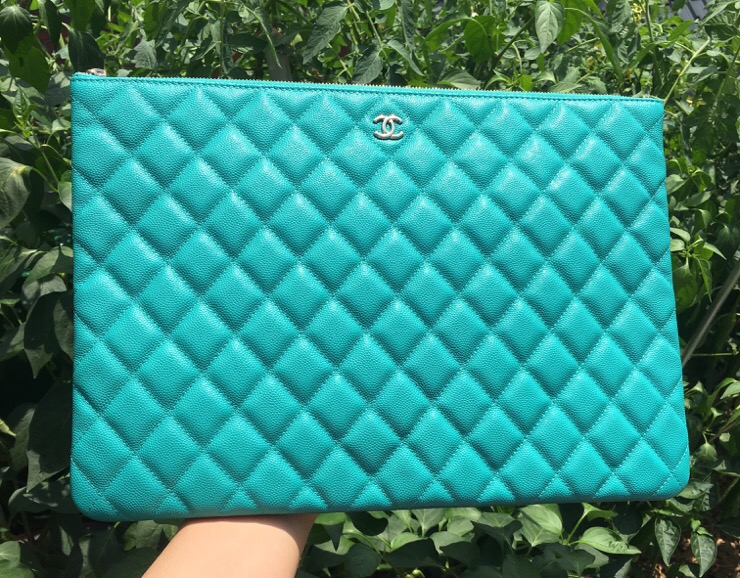 [Chanel] 샤넬 포켓클러치 민트 라지 (국내출고) : 네이버 블로그