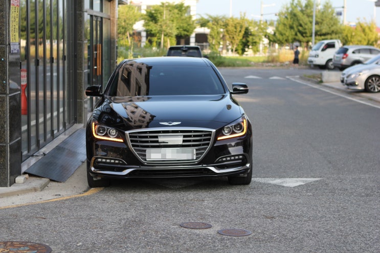 제네시스DH 파이니스트 블랙퍼플 G80 세단 신형개조 G80 LED라이트 테일램프 장착 : 네이버 블로그