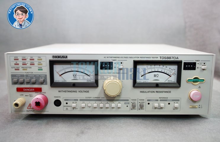 중고계측기 / KIKUSUI(기쿠수이) TOS8870A / 절연 저항 시험기 / Insulation Resistance ...