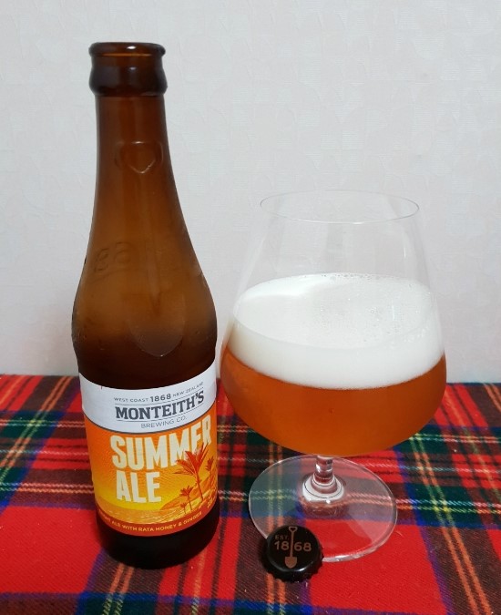 [맥주 이야기]몬티스 썸머 에일(Monteith's Summer Ale 5.0%) : 네이버 블로그