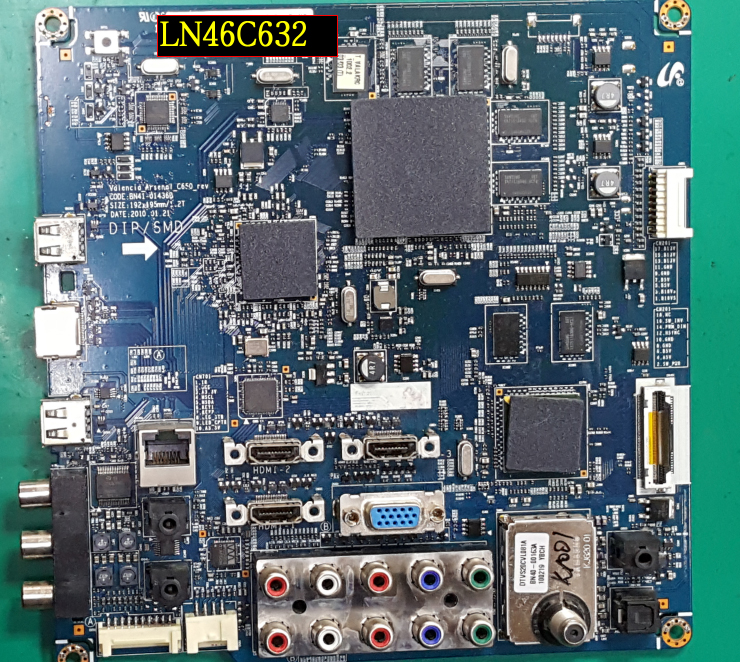 삼성 LN46C620 / LN46C621 / LN46C630 / LN46C631 / LN46C632 / LN46C650 메인보드 ...
