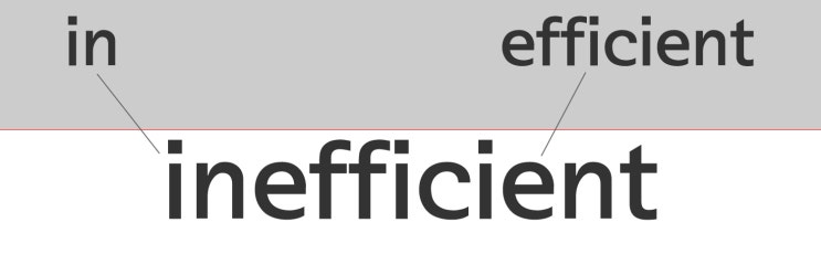 inefficient, inefficiently, inefficiency - 어원학습 : 네이버 블로그
