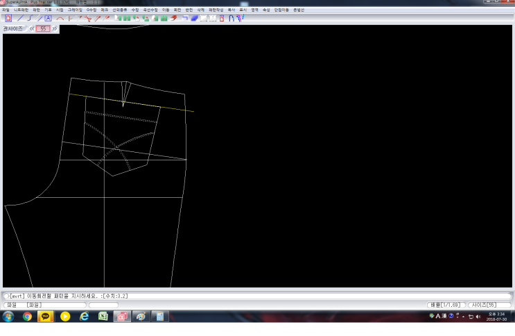 [YUKA CAD] 기본 바지 패턴 : 네이버 블로그