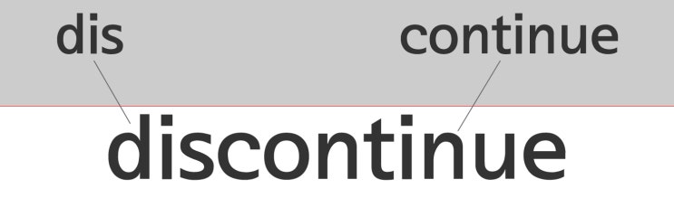 discontinue, discontinuity - 어원, 어원학습, 단어 외우기 : 네이버 블로그