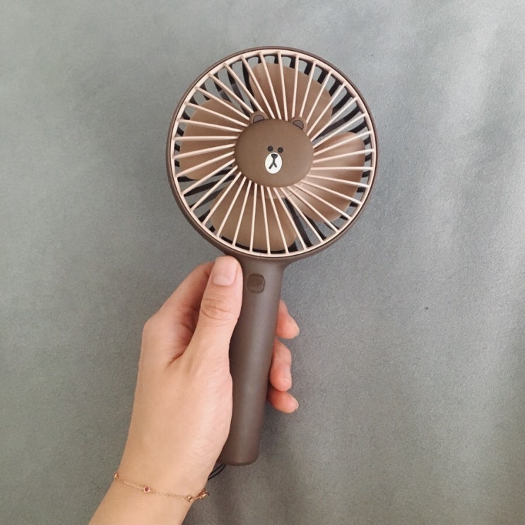 오난 코리아 N9-FAN PRO. 라인프렌즈 선풍기 브라운. : 네이버 블로그