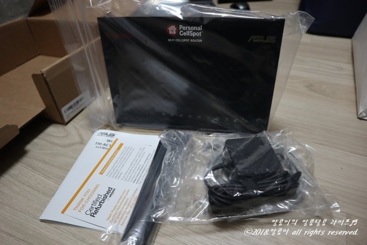 ASUS TM-AC1900 아마존 공식 리퍼 구입 후기 (아수스 RT-AC68U 변신 목적 맞아요~) + 110v 고급형 돼지코 ...