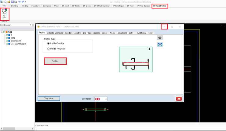 MIP Extrumat 2강_ EP Part Define(평 다이)-1 : 네이버 블로그