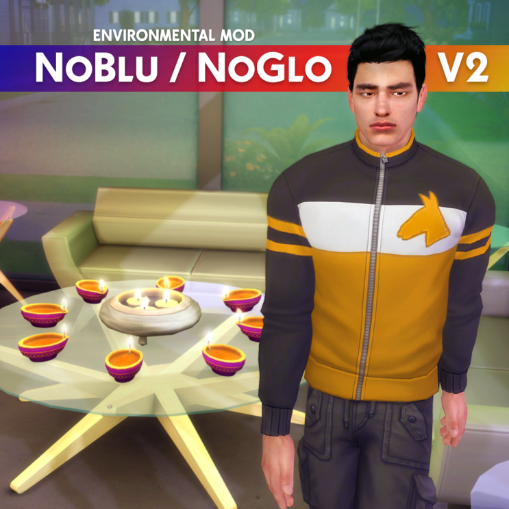 심즈4 조명 모드 NoBlu / NoGlo V2 : 네이버 블로그