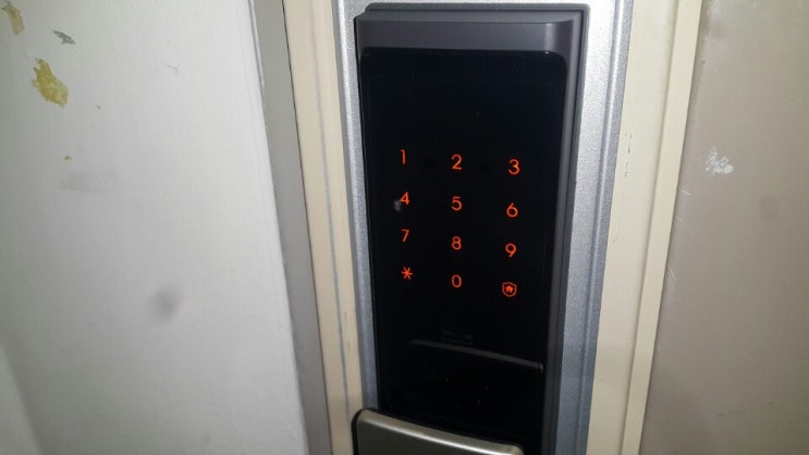 삼성IoT스마트 푸시풀디지털도어락 SHP-DR700/DR900 대구 칠곡 구미 그린빌 Wi-Fi도어록설치 : 네이버 블로그