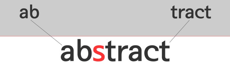abstract, abstraction - 어원, 어원학습, 단어 이야기 : 네이버 블로그
