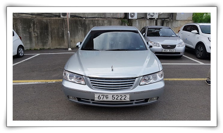 [그랜저TG 중고차수출] 경기도 화성 2005년 그랜저TG Q270 은색 외관이 많이 안좋았습니다. : 네이버 블로그