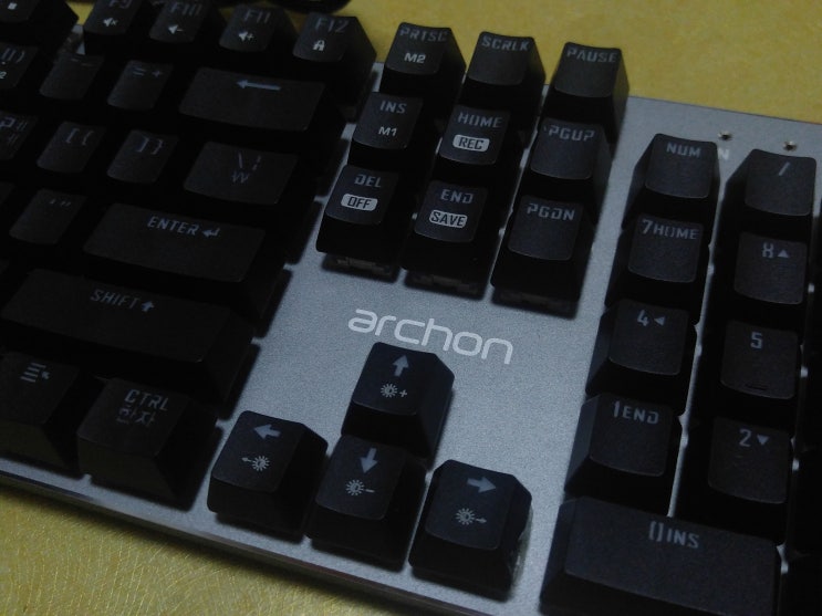 키보드 교체! 아콘 AK60 RGB QuickFire 실버축 : 네이버 블로그