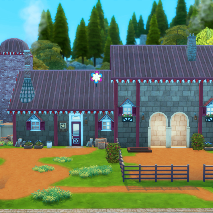 스타듀밸리 마니의 목장 Stardew Valley Marnie's Ranch | 심즈4 건축 수피아 하우스 : 네이버 블로그