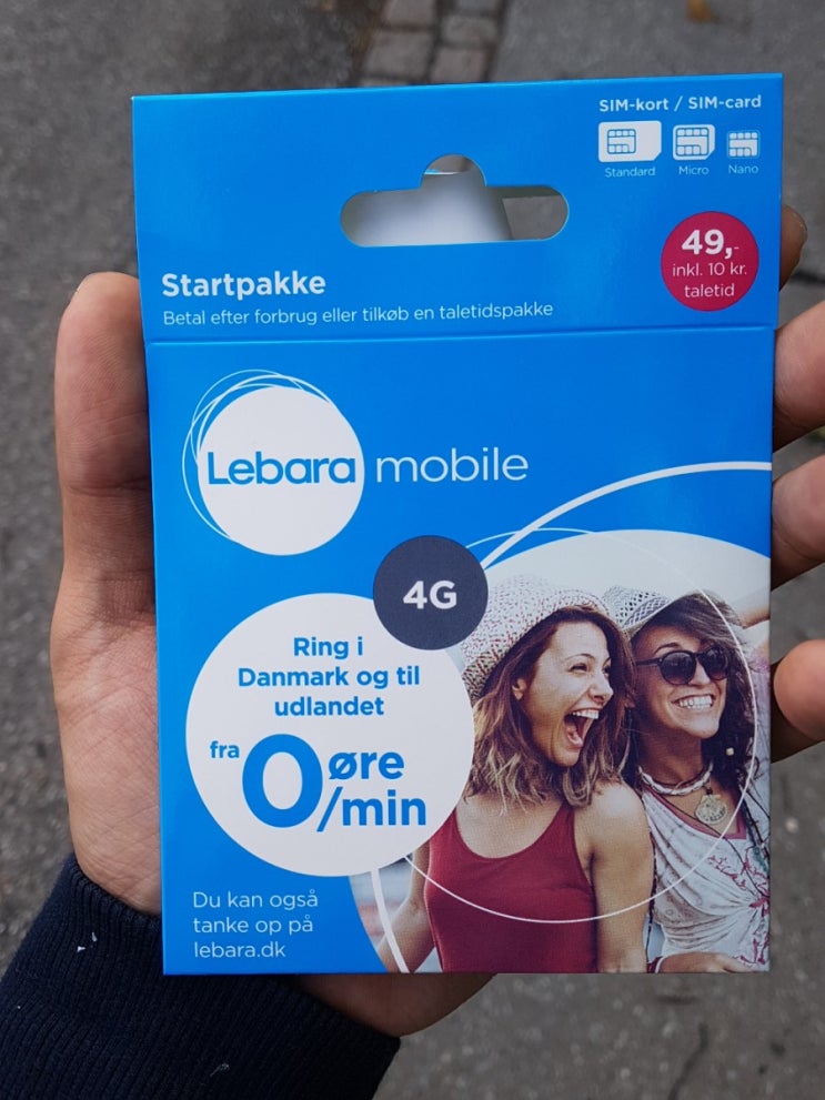 [덴마크 오르후스 교환학생] 덴마크에서 유심칩 사는 법! - Lebera USIM : 네이버 블로그