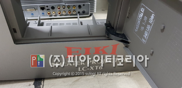 LC-XT6 에이키 빔프로젝터 수리 정밀광학클리닝 작업 : 네이버 블로그