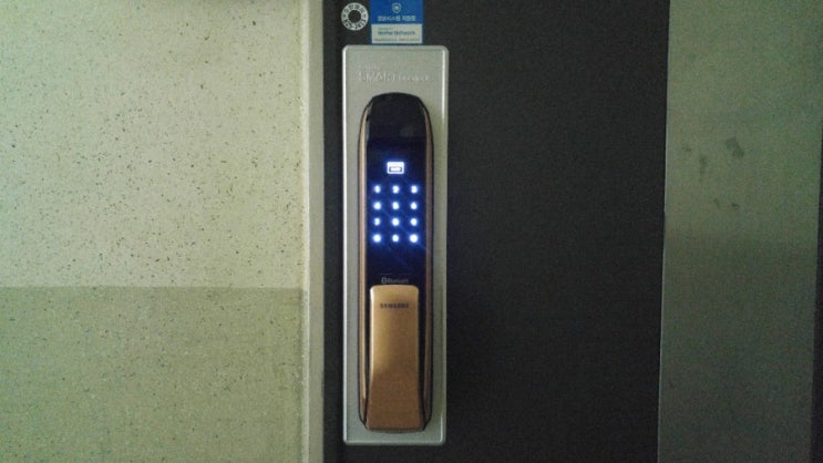 대전 삼성도어락 SHP-DP730 대우이수드림월드 아파트에 설치/장대동열쇠 : 네이버 블로그