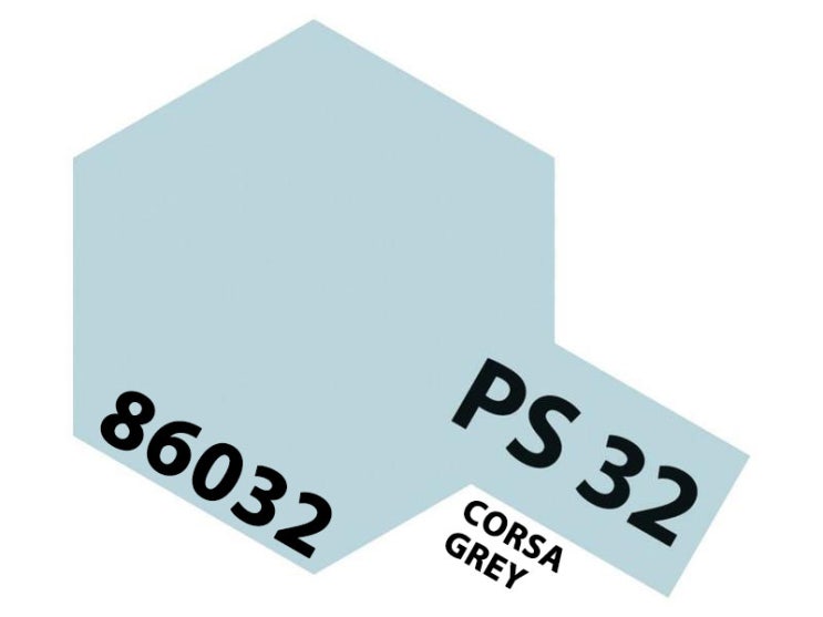 86032. 타미야 PS 도료 PS32 콜사 그레이 폴리카보네이트 스프레이 Corsa Grey PS.32 : 7,500 원 ...