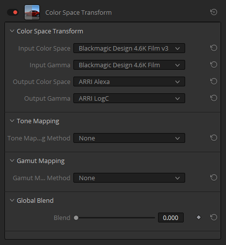 DaVinci Resolve 15 - Color Space Transform (OFX) : 네이버 블로그