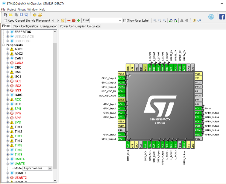 STM32F105 UART5 Configuration with CubeMX 입니다 : 네이버 블로그