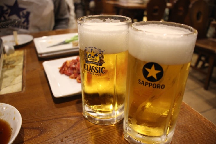 삿포로 맥주 박물관 삿포로 비어 가든 징기스칸 양고기구이 클래식 맥주 너무 맛있어요 라일락 네이버 블로그