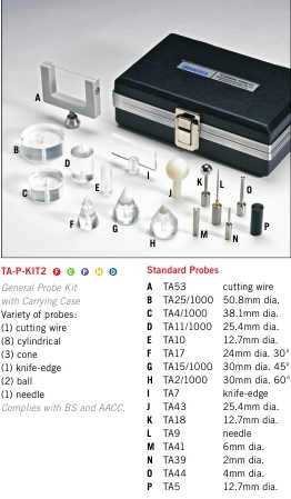 [브룩필드] Brookfield 물성측정기Accessories/CT3 Texture Analyzer STD Probe set ...