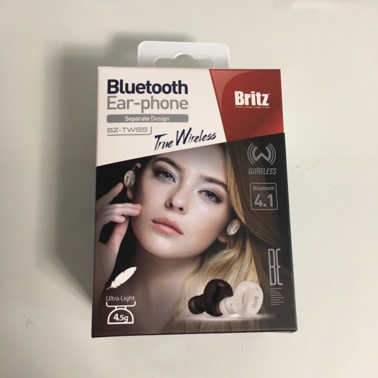 브리츠 블루투스 이어폰 BZ-TWS5 개봉기 및 솔직후기 : 네이버 블로그