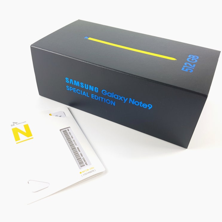 삼성 갤럭시 노트9 Galaxy Note9 512GB SM-N960N / 오션블루 제품 개봉기 : 네이버 블로그