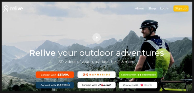 Relive, 자전거 주행 기록을 3D로 보자. : 네이버 블로그