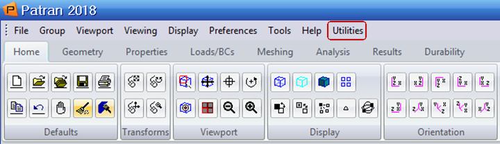 Patran의 유용한 Utilities 기능 활용 - File 편 : 네이버 블로그