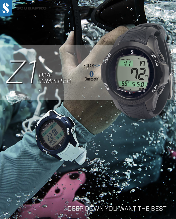 스쿠바프로의 첫 태양열 충전식 컴퓨터, Z1 다이브 컴퓨터 : 네이버 블로그