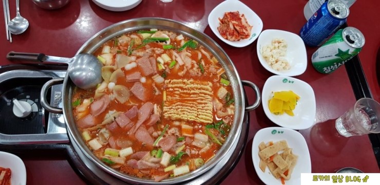 배터지는 점심메뉴 추천 놀부부대찌개 상봉점 놀부세트 우삼겹부대 네이버 블로그