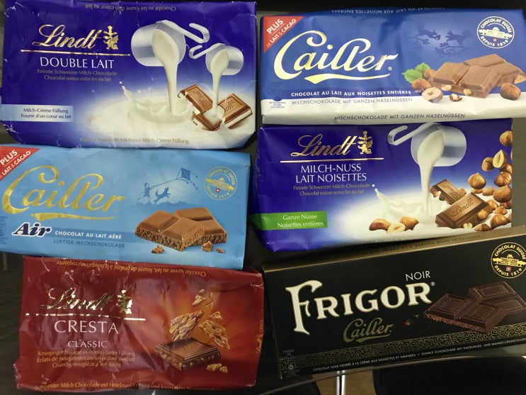 스위스 초콜릿 리뷰 cailler(까이에) / lindt(린트) : 네이버 블로그
