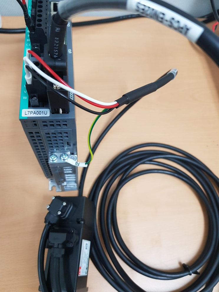 LS메카피온 서보모터, L7P드라이브를 활용한 구동 TEST : 네이버 블로그