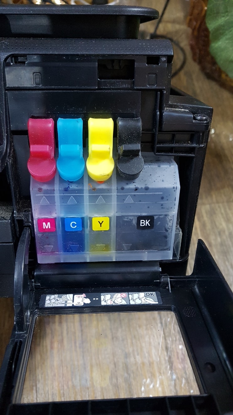 brother MFC-T800W 초기 설정 : 네이버 블로그