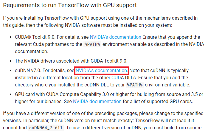 4-3. python 3.6, tensorflow-gpu install : 네이버 블로그