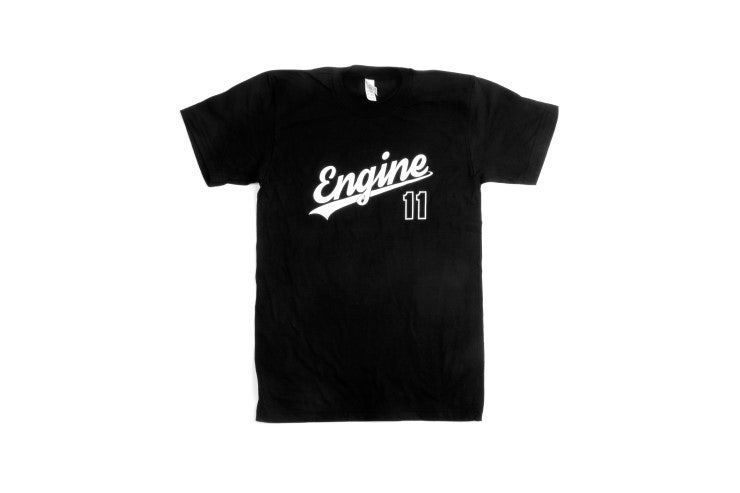 엔진11 전속력 로고 엔진11 로고 E11 로고 아메리칸 어패럴 베이스 데일리 반팔 티셔츠 리뷰 (ENGINE11 FULL ...