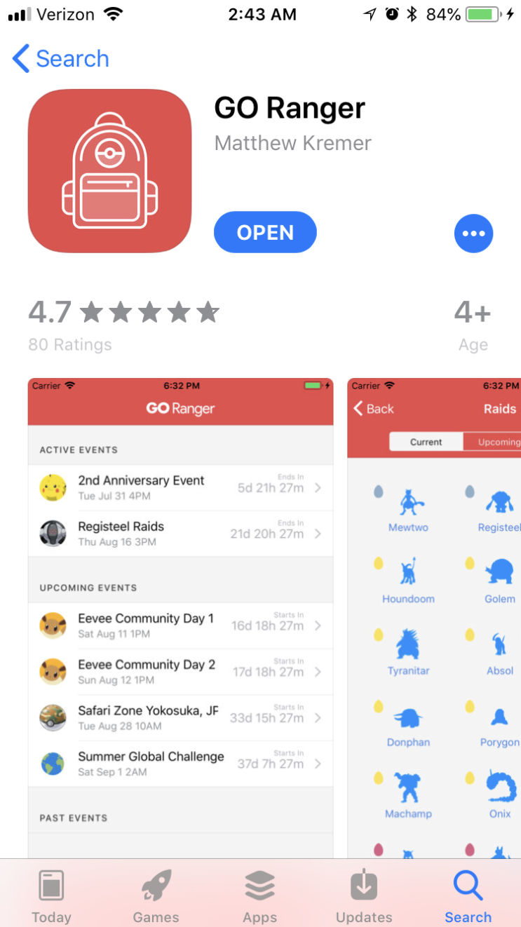 포켓몬고 관련 정보를 앱 하나로 한눈에!- GO Ranger 간단 소개 : 네이버 블로그