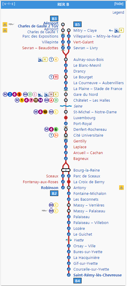Paris에서 CDG 공항으로 이동하기 / (지하철+RER B 기차) 탑승 : 네이버 블로그