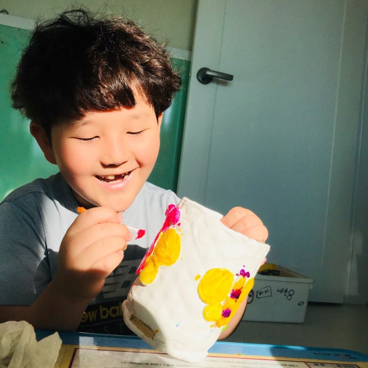 인천부평방문미술 지점토 연필꽃이 만들기재활용품으로 만들기 아이가그리는세상산곡동부평동청천동 초등미술아동미술 유아