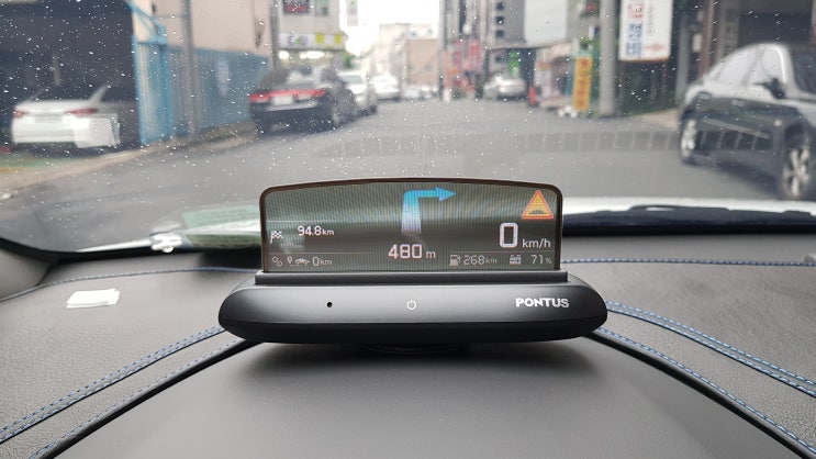 아이오닉 HUD는 현대 폰터스 H1000으로 멋있게 장착했습니다. 대구 : 네이버 블로그