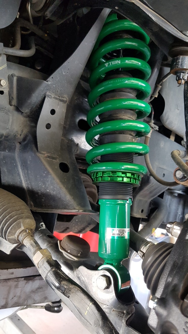 [구미서스펜션튜닝 맥스포스피드]기아 더뉴모하비 출렁거림 해결 승차감 개선 테인 TEIN STAZ 차고 감쇄력 조절식 일체형 ...