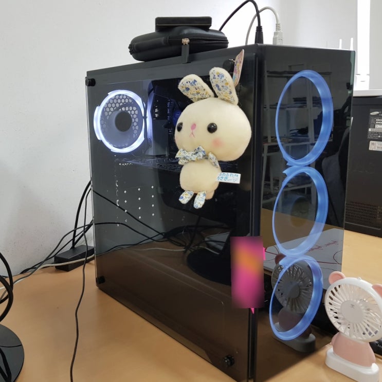 PC케이스추천 :: COX A3 센트로 강화유리 HALO 저렴쓰~ : 네이버 블로그