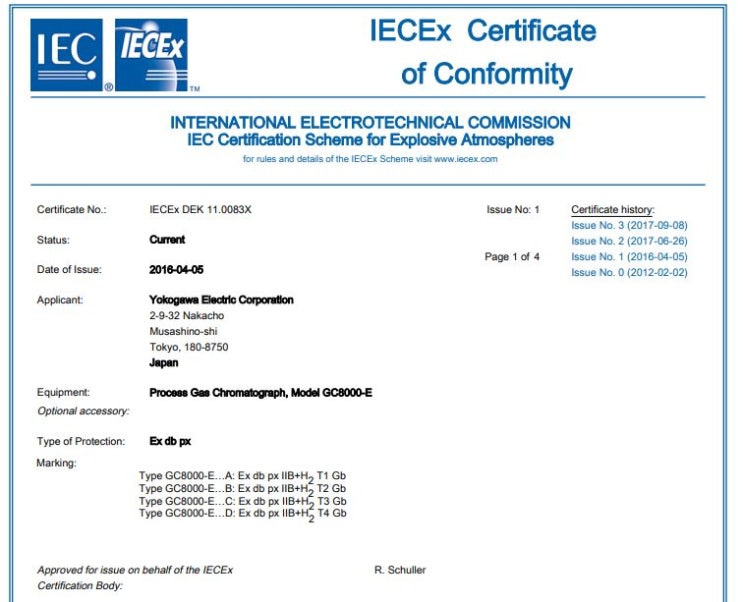 [IECEx/ATEX] Process Gas Chromatograph, Model GC8000-E/A : 네이버 블로그