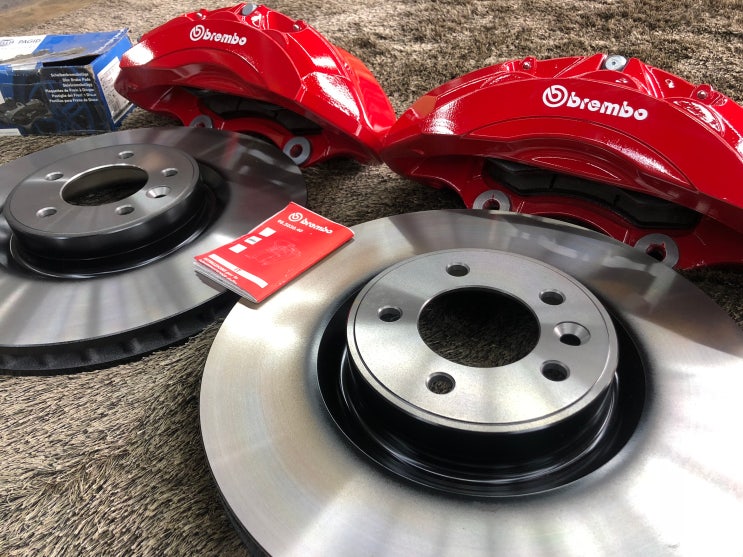 랜드로버 전용 !! 브레이크 시스템 라인업 안내 ( 레인지로버 슈퍼차져 OEM 브램보 6P , 쉘비 브램보6P , CTS-V 브램보6P ) 디스커버리, 올뉴디스커버리,RR ...