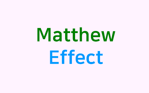 Matthew Effect, 읽기 못하면 갈수록 떨어져 : 네이버 블로그