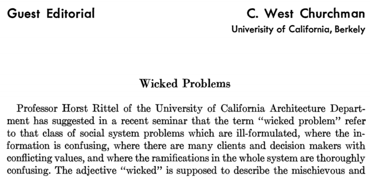 Wicked Problem : 네이버 블로그